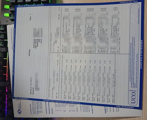 How to Request a fake University of Central Oklahoma(UCO) Transcript?