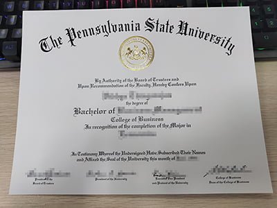 Examples Of Penn State Diplomas