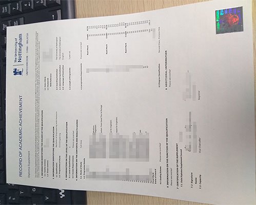 How to order a University of Nottingham transcript online