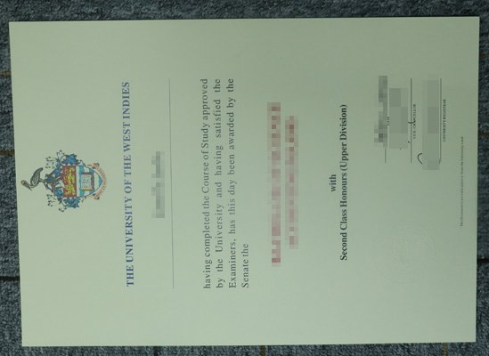 UWI degree sample, how to make UWI diploma,