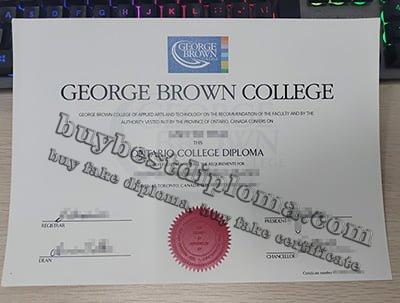 How to order fake George Brown College Diploma in Ontario