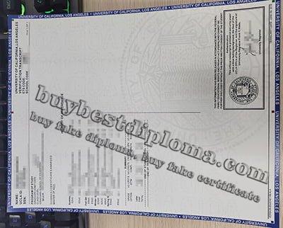 How to make a fake UCLA transcript with better grades?