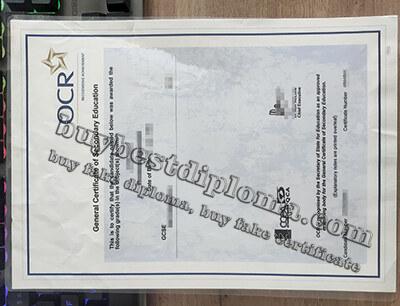 Your Number 1 Tip to Order A Fake OCR GCSE Certificate Online