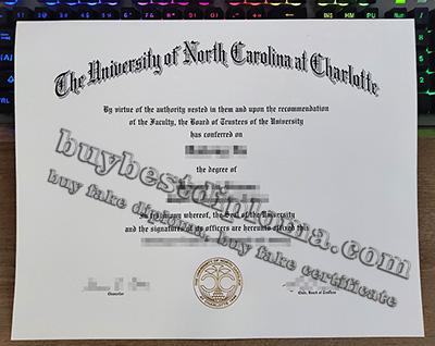 It’s Absolutely Okay to Order A Fake UNC Charlotte Diploma in America