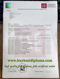 Is It Easy to Make A Fake London School of Economics(LSE) Transcript