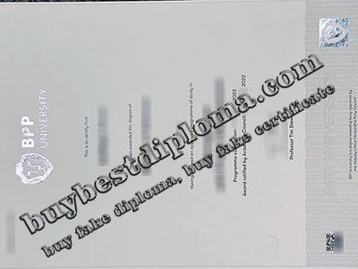 How A Fake BPP University Degree Looks in 2023