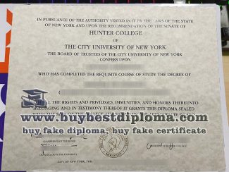 Why A Fake CUNY Hunter College Diploma Can Make Your Life Easier