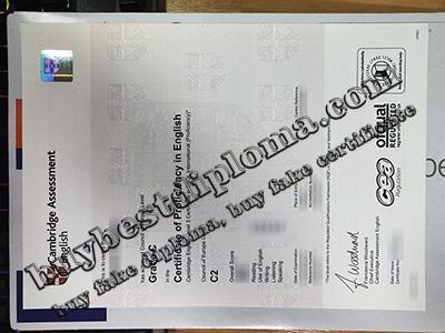 Difference of Fake C2 Proficiency Certificate and Fake C1 Advanced ...