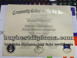 How Much to Order Fake Community College Of The Air Force Diploma