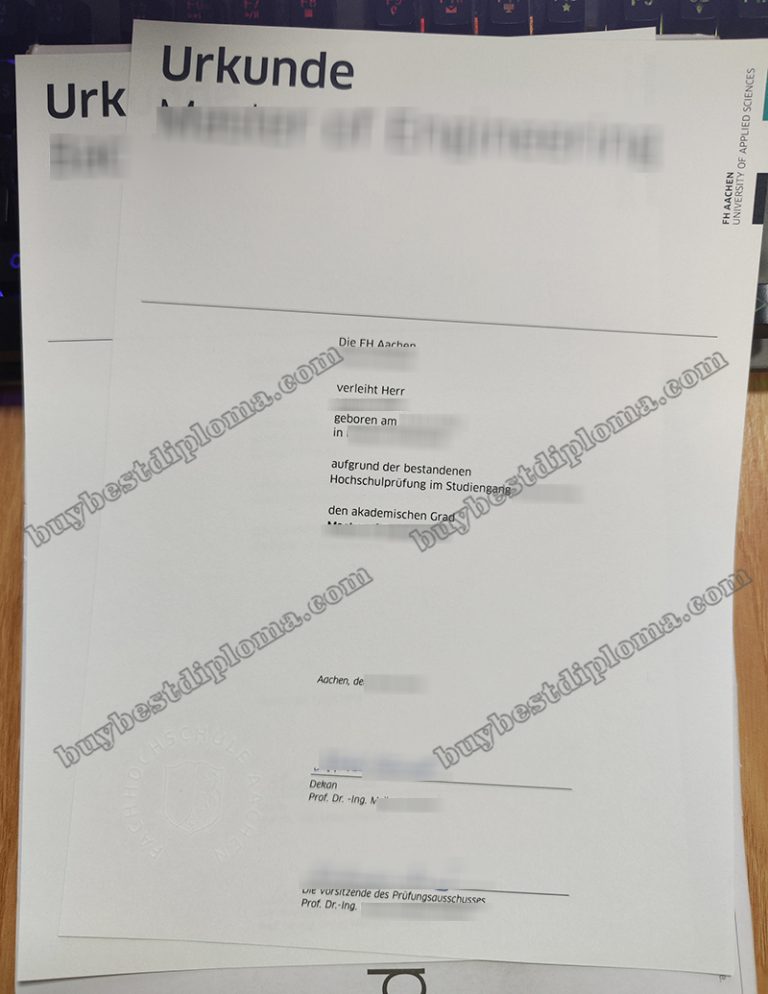 Steps to Obtain A FH Aachen Diploma in Germany