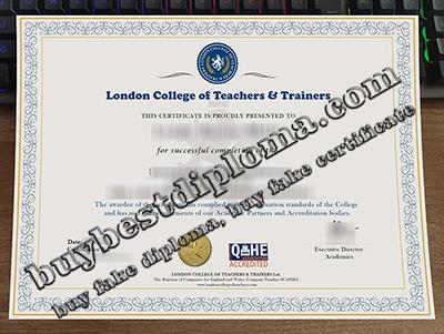 Easy Way to Get London College Of Teachers And Trainers Certificate