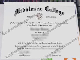 How Much To Make A Fake Middlesex College Diploma online