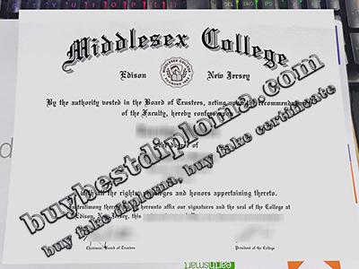 How Much To Make A Fake Middlesex College Diploma online