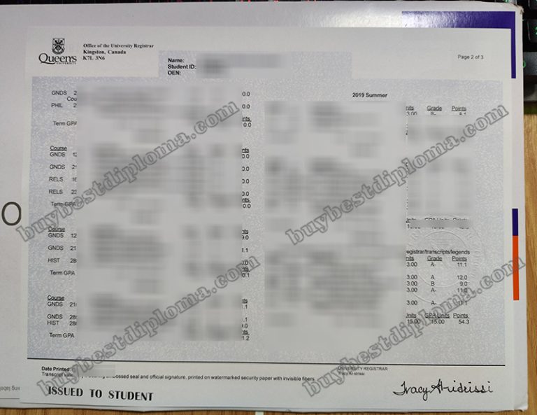 5 Steps To Order A Fake Queen's University Transcript