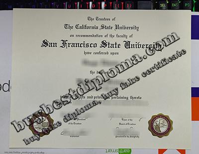 Behind The Scenes Of Duplicating A SFSU Diploma