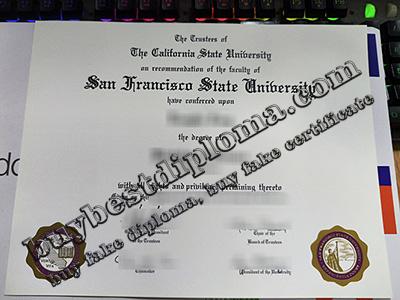 Make A Fake San Francisco State University Diploma Is Easy Now!