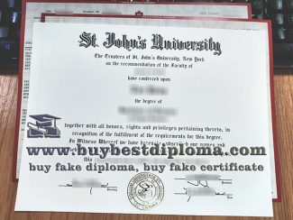 Steps to Make Fake St. John's University Diploma with Transcript