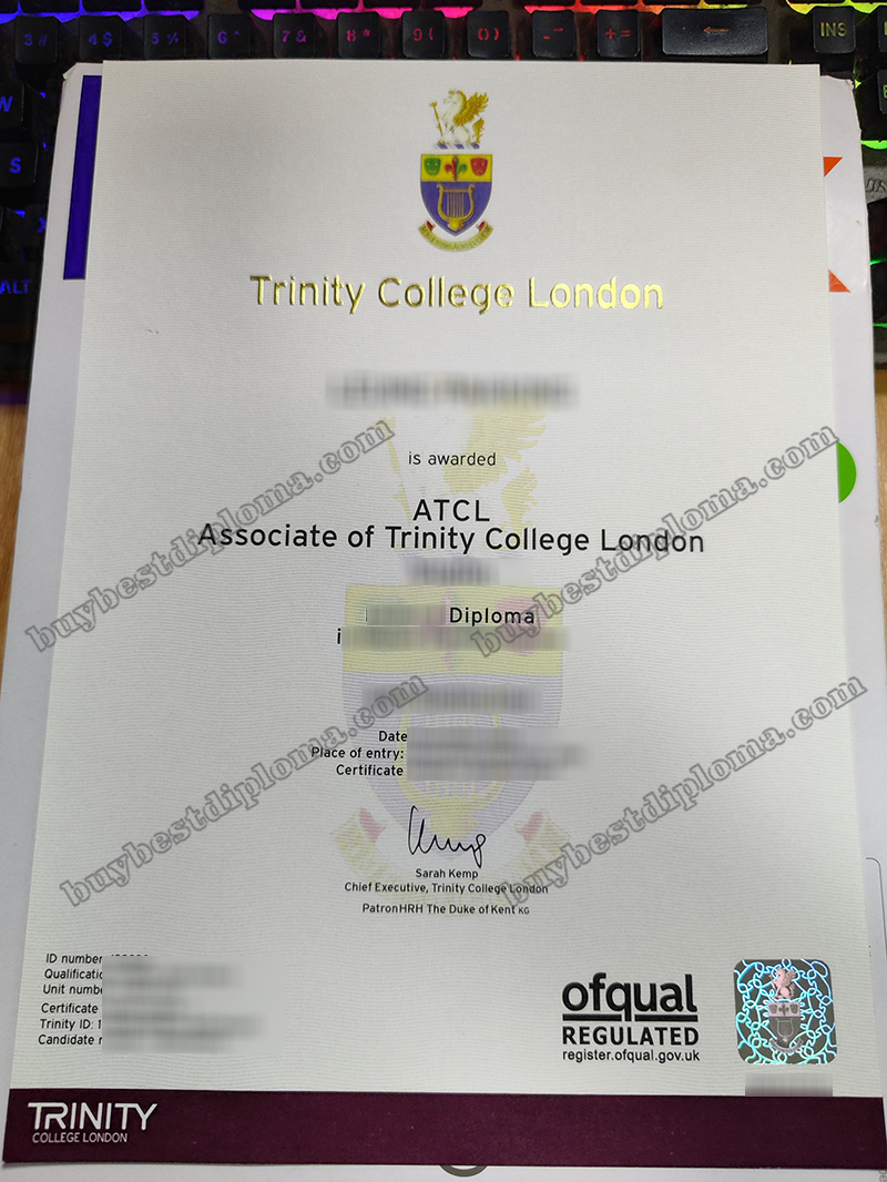 Cost To Make ATCL Certificate, Phony Trinity College London Diploma