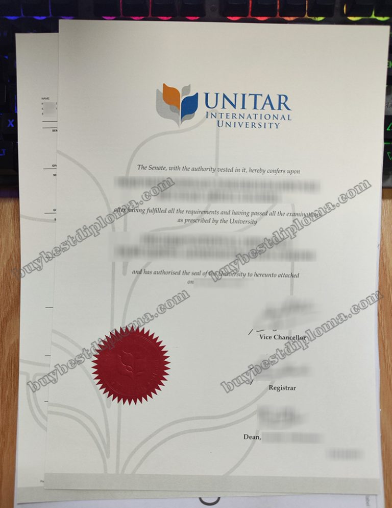 Order A UNITAR International University Degree in Excellent Quality