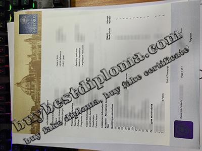 How to Make A Fake University Of Oxford Transcript with Higher Marks