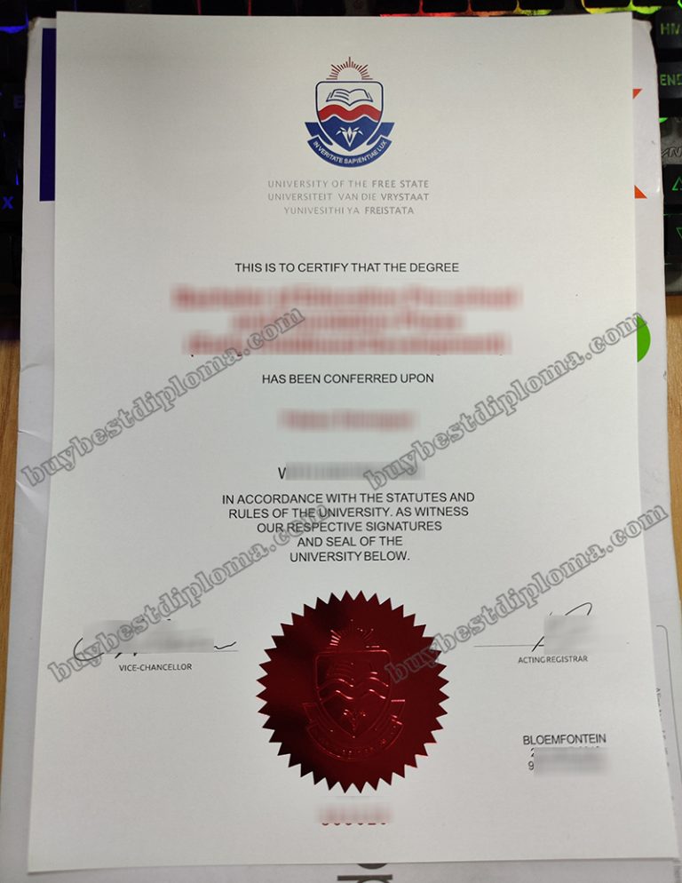 Reasons to Order A University Of The Free State Degree Certificate in ...
