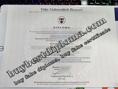 Top Tips for Making A Fake Vrije Universiteit Brussel Diploma